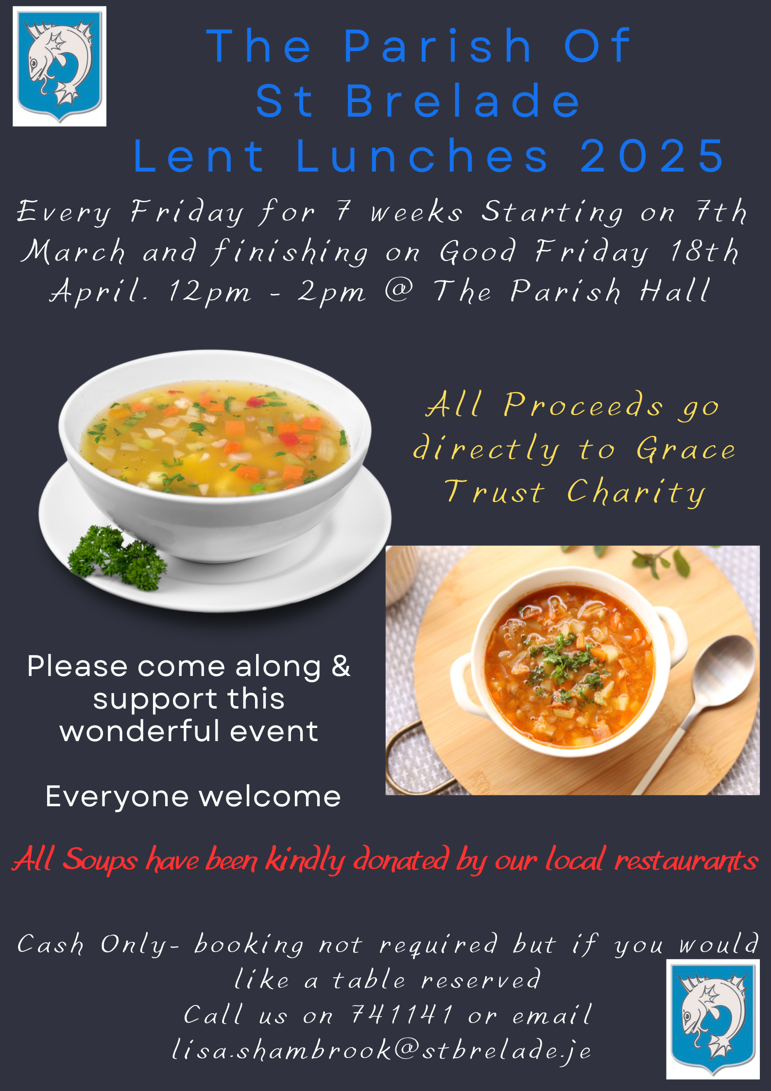 Lent Lunches 2025 | Parish of St Brelade
